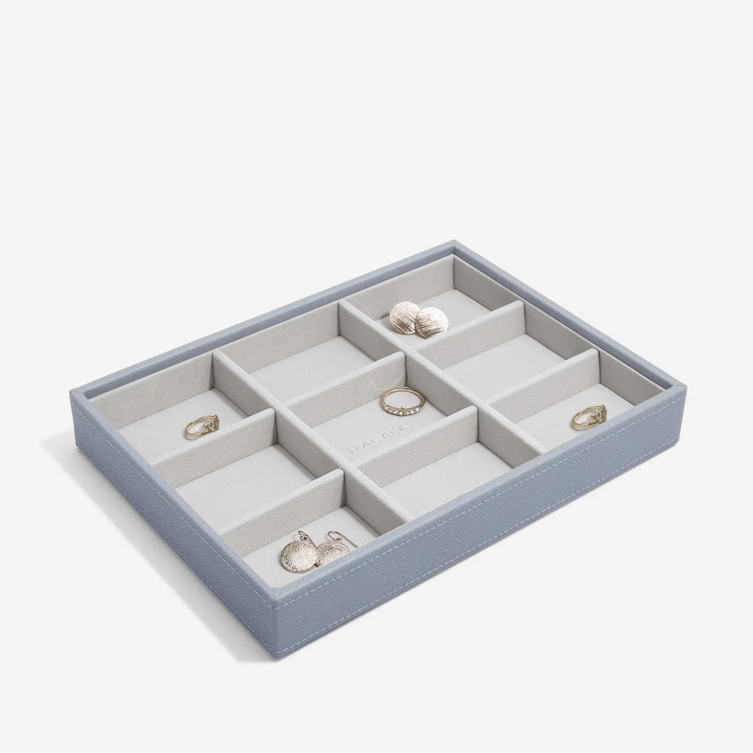 Classic Jewellery Box 9sec ダスキーブルー – STACKERS LONDON