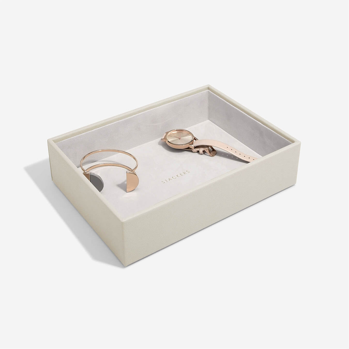 Classic ジュエリーボックス Open オートミール – STACKERS LONDON