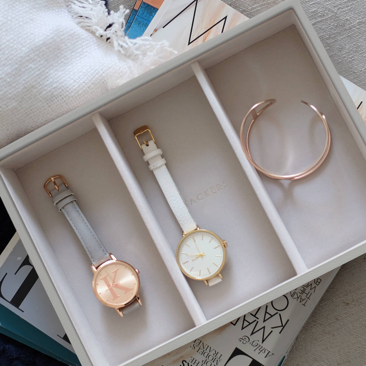 Classic ジュエリーボックス 3sec ペブルグレー – STACKERS LONDON